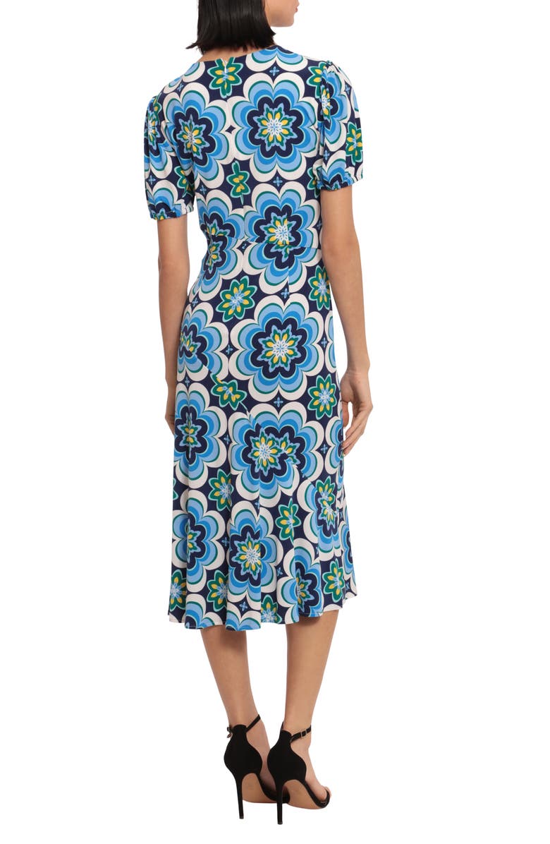 Donna Morgan Jewel Neck Short Sleeve Dress | Nordstromrack
