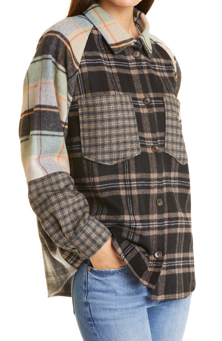 Rails Ridley Patchwork Flannel Shirt Jacket | Nordstromrack