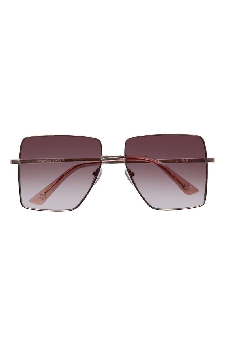 AIRE Hadron 58mm Gradient Square Sunglasses | Nordstromrack
