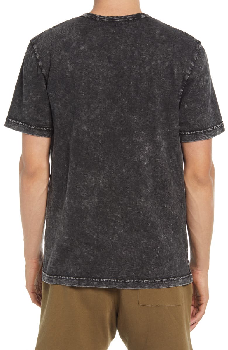 Treasure & Bond Men's Acid Wash Slub Short Sleeve Henley | Nordstromrack