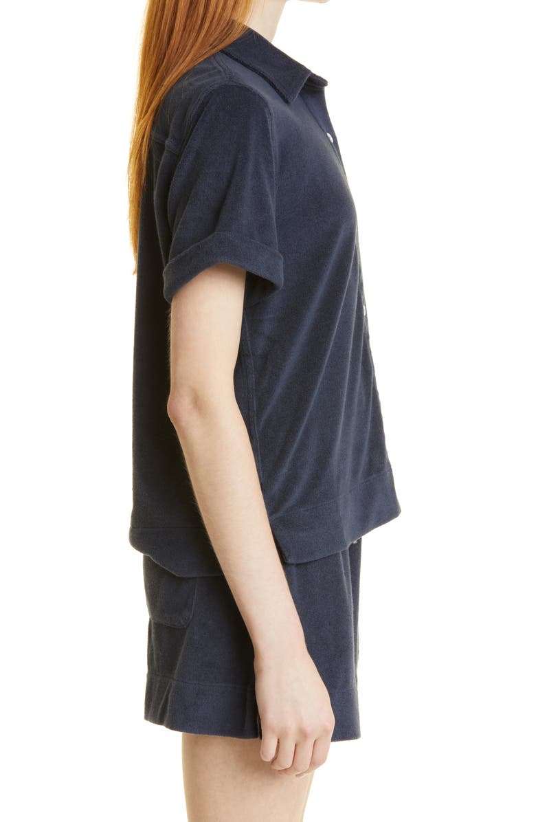 Alex Mill Benny Terry Button-Up Shirt | Nordstromrack