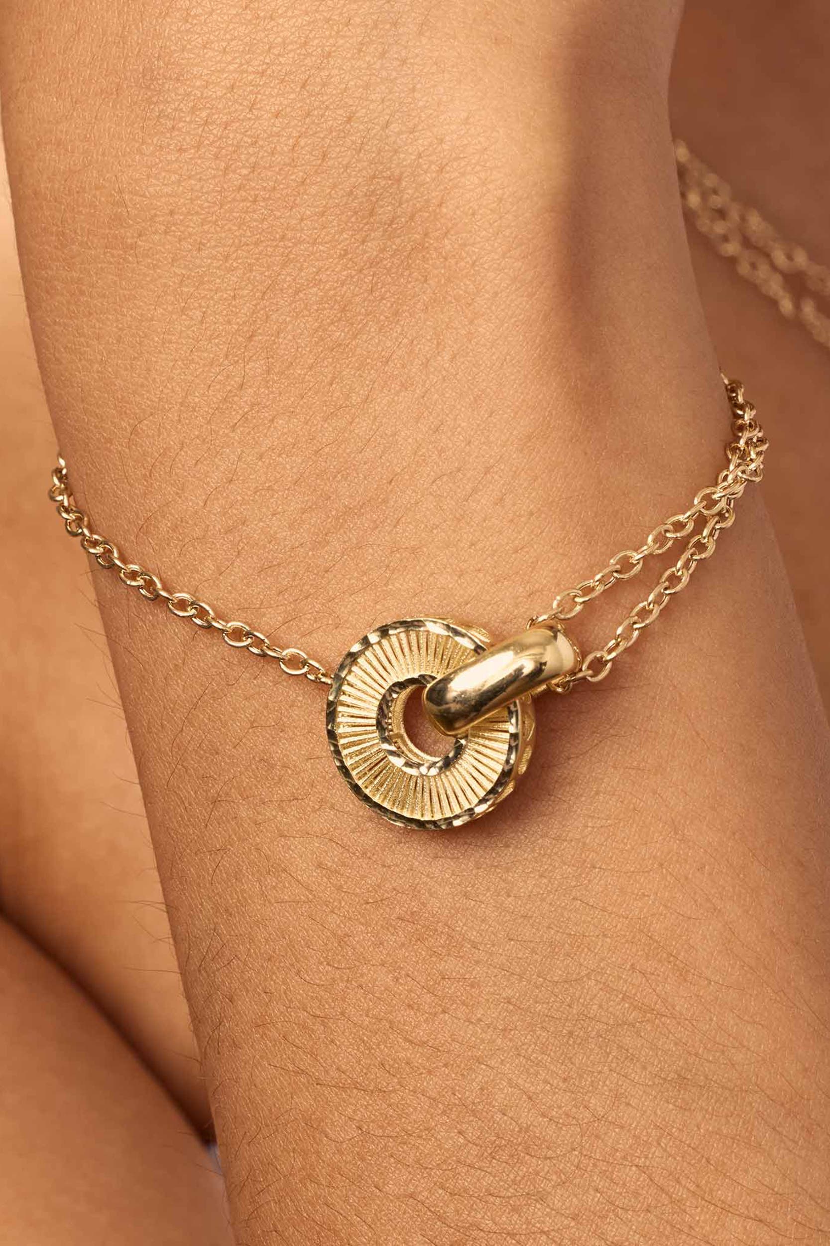 Oradina 14K Yellow Gold Icon Bracelet | Nordstrom