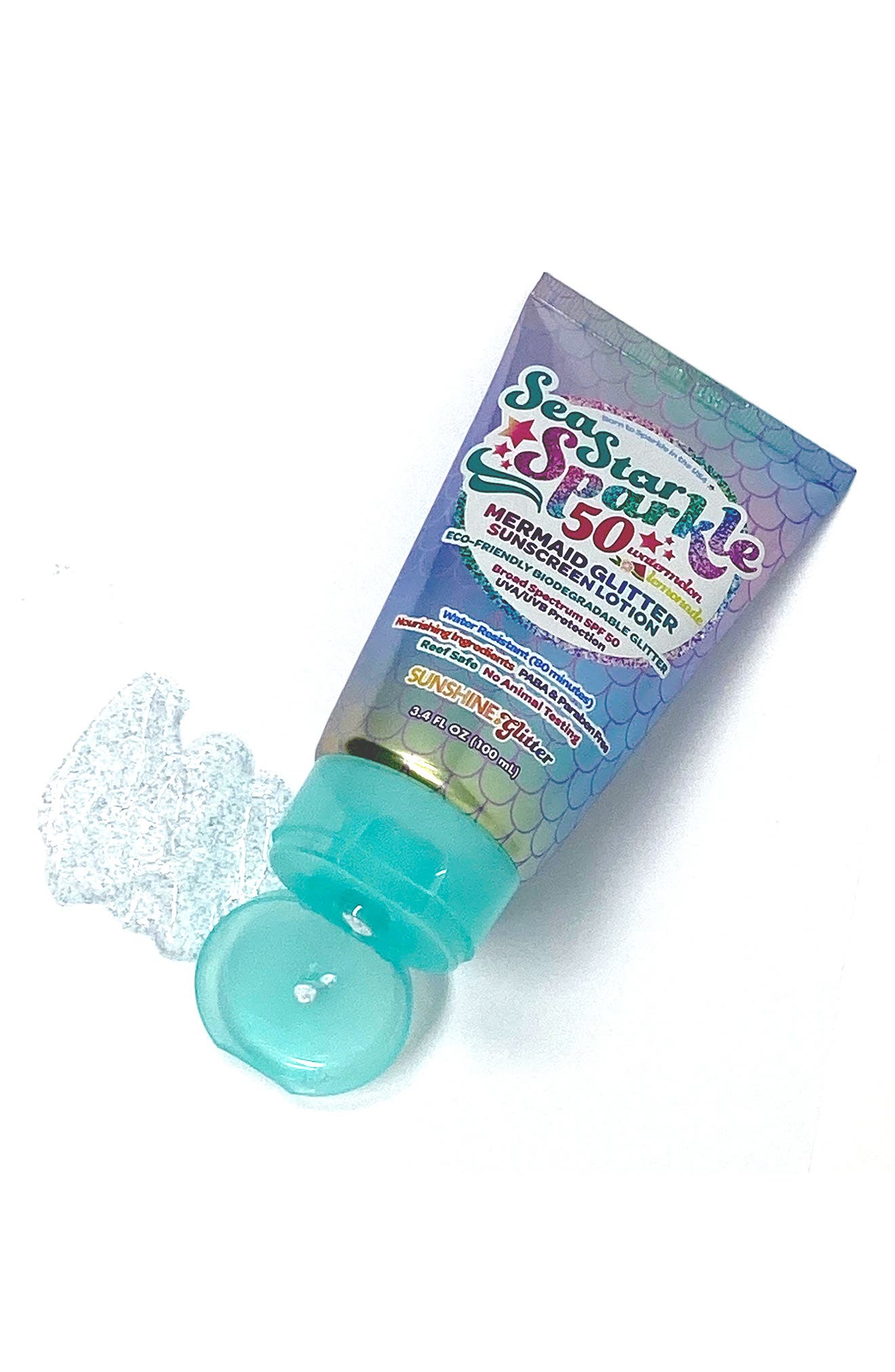 Sunshine & Glitter Kids' SeaStar Sparkle Mermaid Reef Safe ...