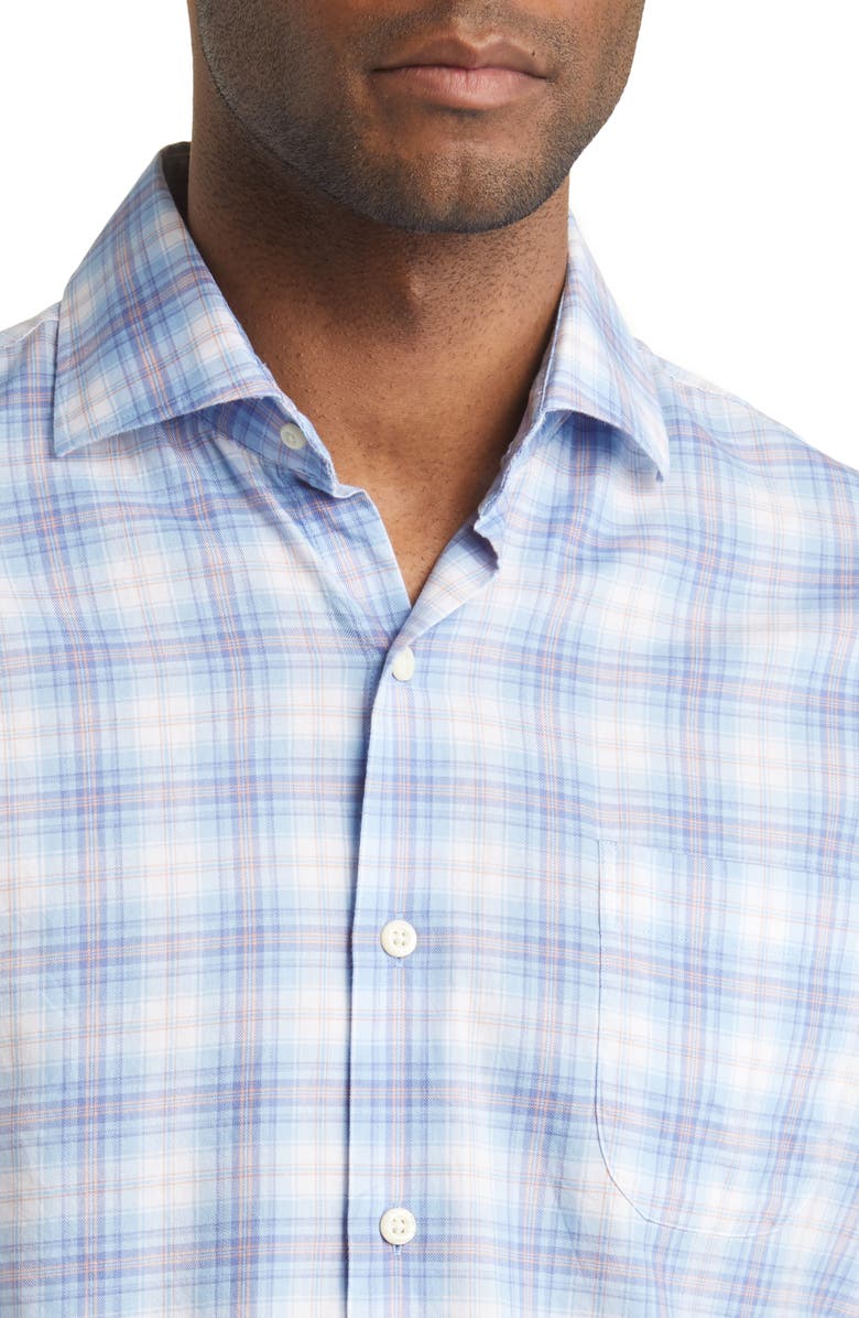 Peter Millar Western Plaid Button-Up Shirt | Nordstrom