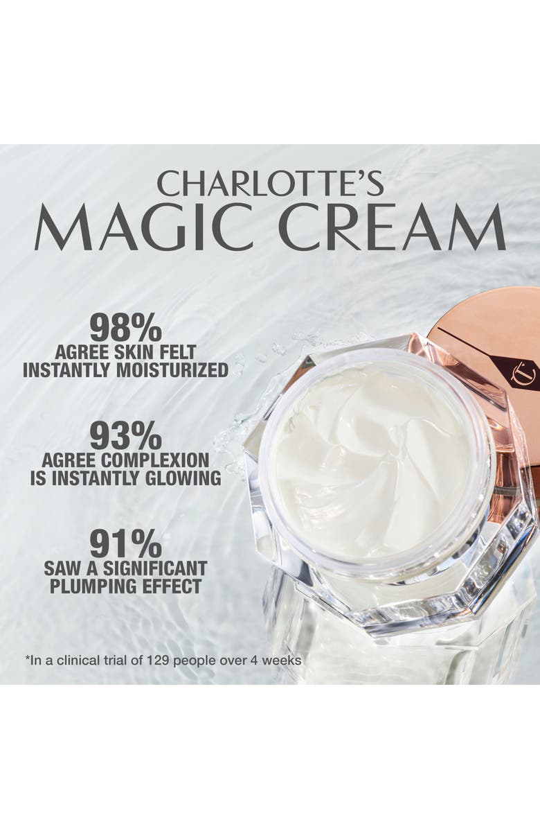 Charlotte Tilbury Refillable Magic Cream Face Moisturizer & Refill Set ...