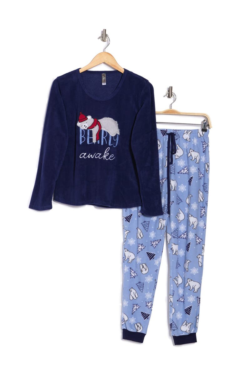 PJ COUTURE Printed Top & Pants 2-Piece Pajama Set | Nordstromrack
