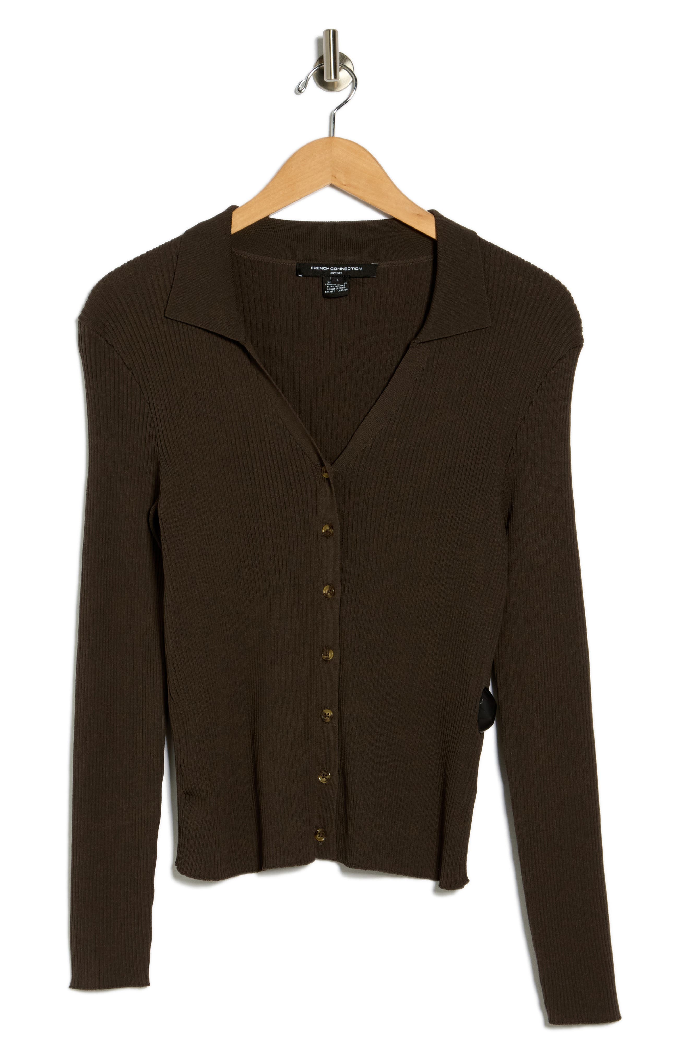 French Connection Marlo Collared Cardigan | Nordstromrack