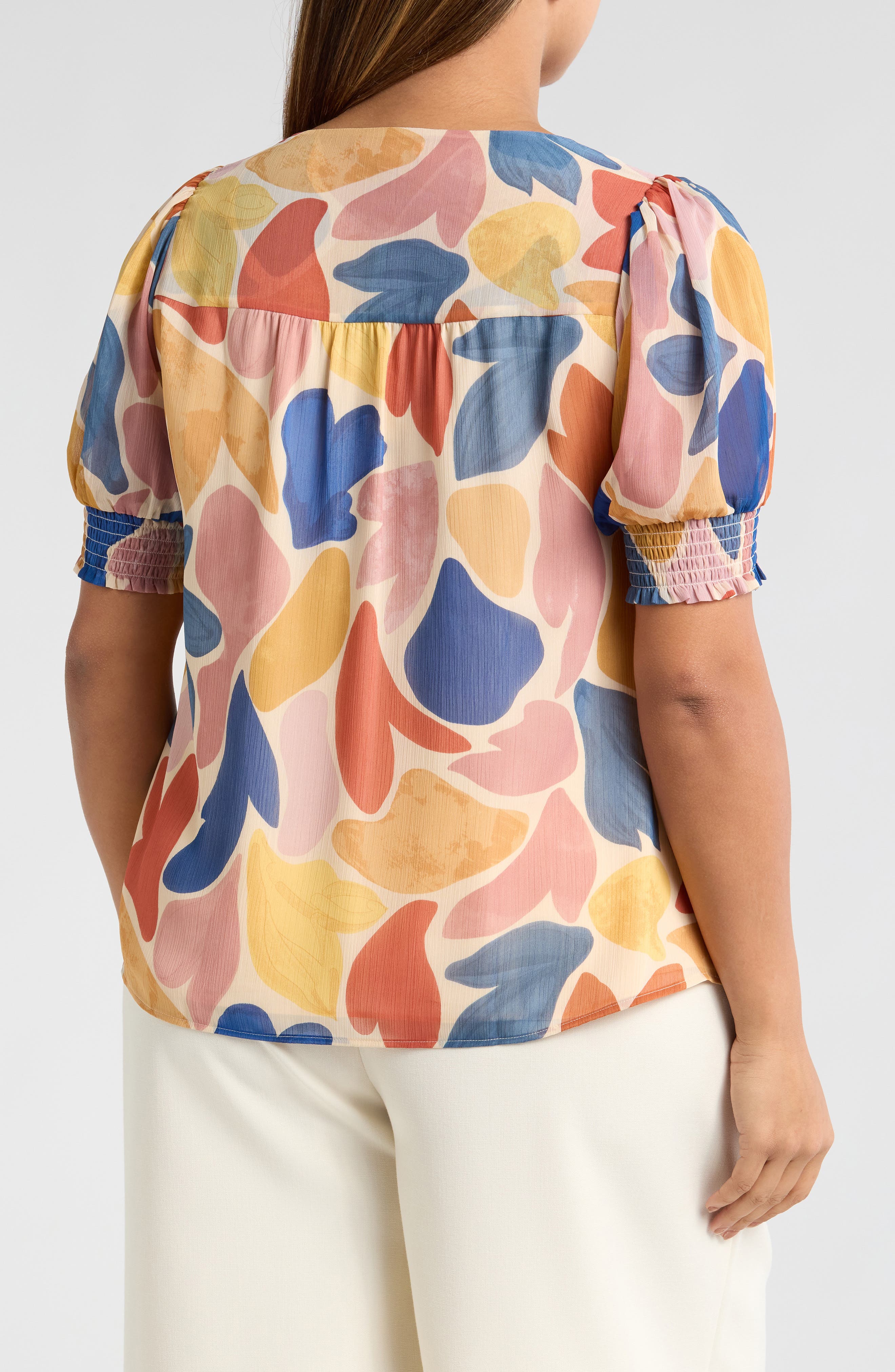 DR2 by Daniel Rainn V-Neck Puff Sleeve Top | Nordstromrack