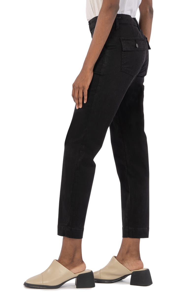 KUT from the Kloth Chris High Waist Ankle Slim Straight Leg Pants ...