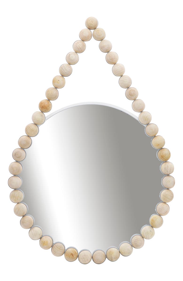 SAGEBROOK HOME SAGEBROOK Wood 36" Beaded Mirror | Nordstromrack