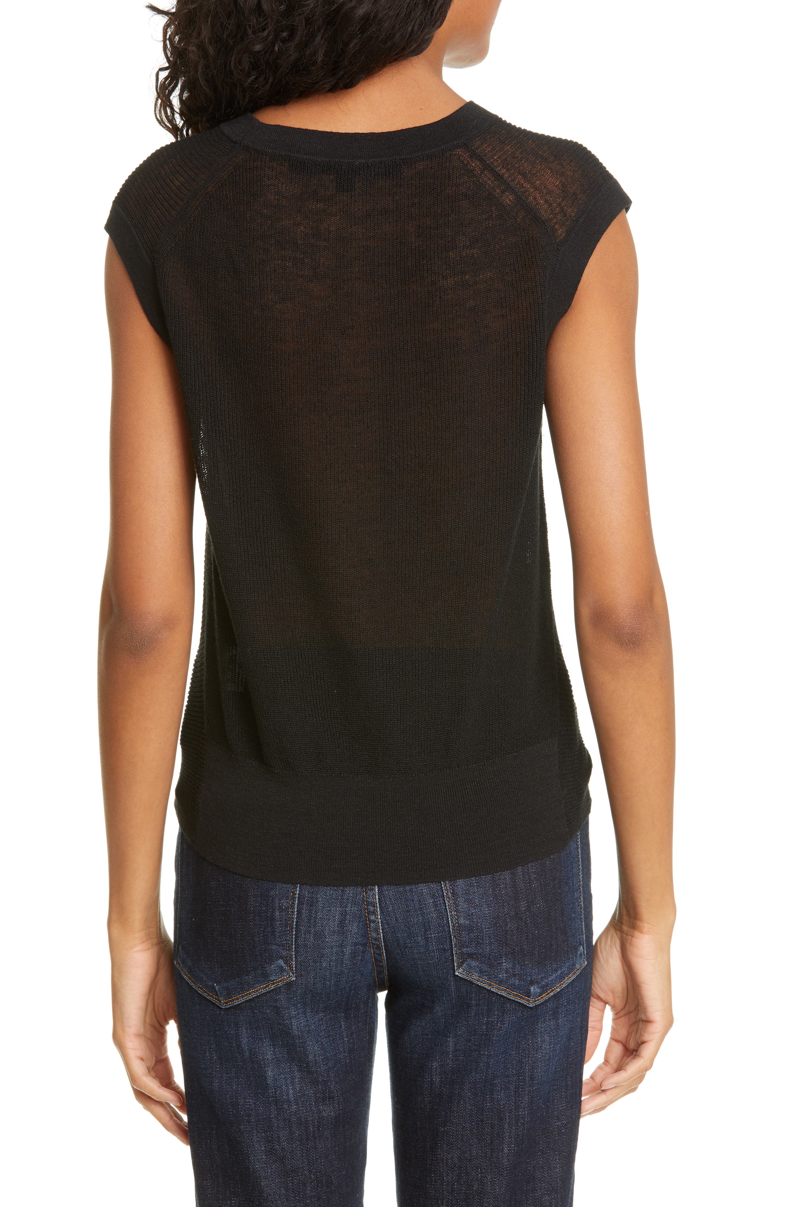 Veronica Beard Kellen Linen Blend Tank | Nordstromrack