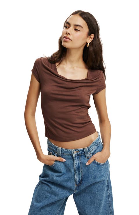 Women's Brown Tops | Nordstrom