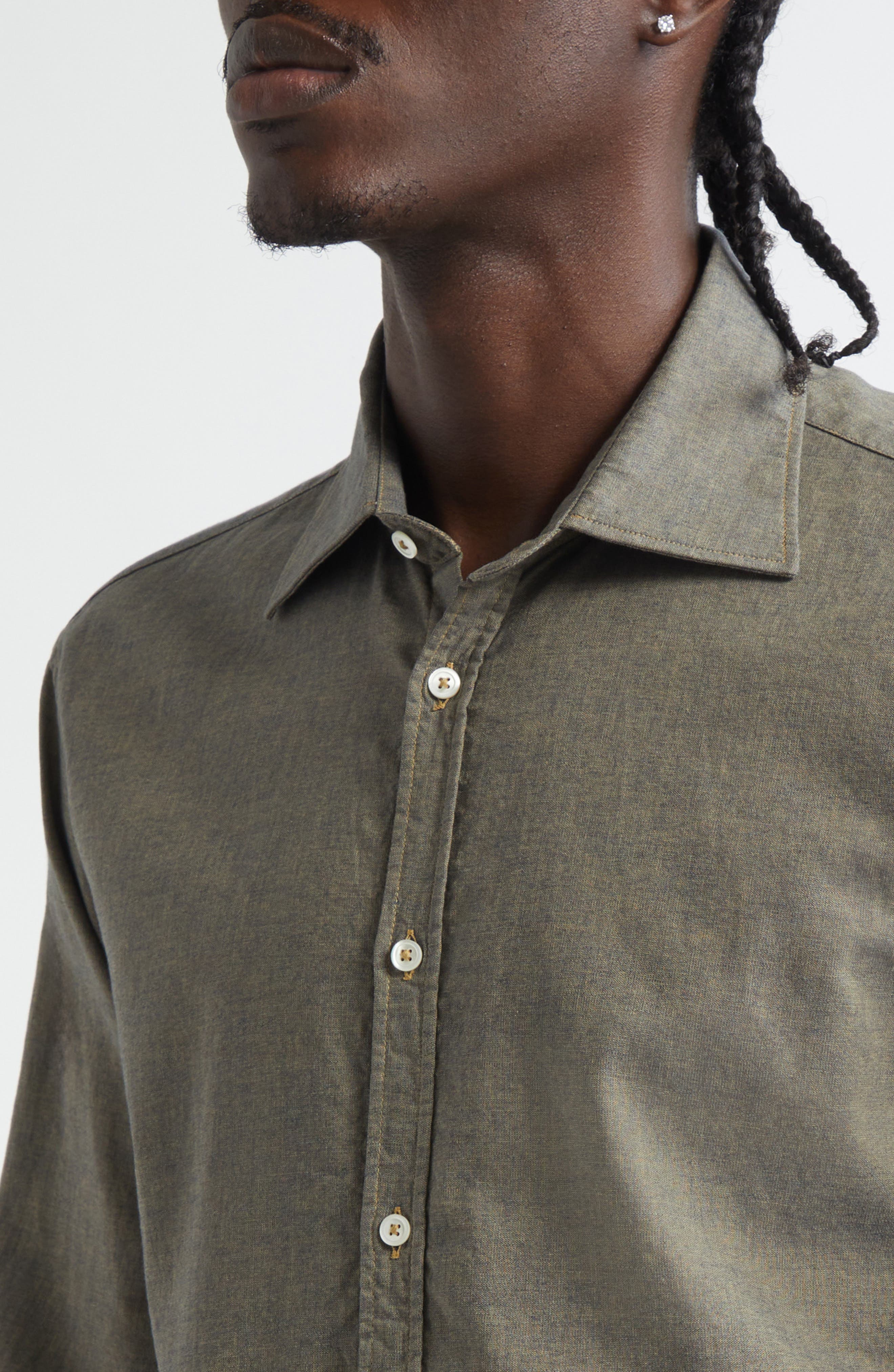 Massimo Alba Genova Classic Button-Up Shirt | Nordstrom