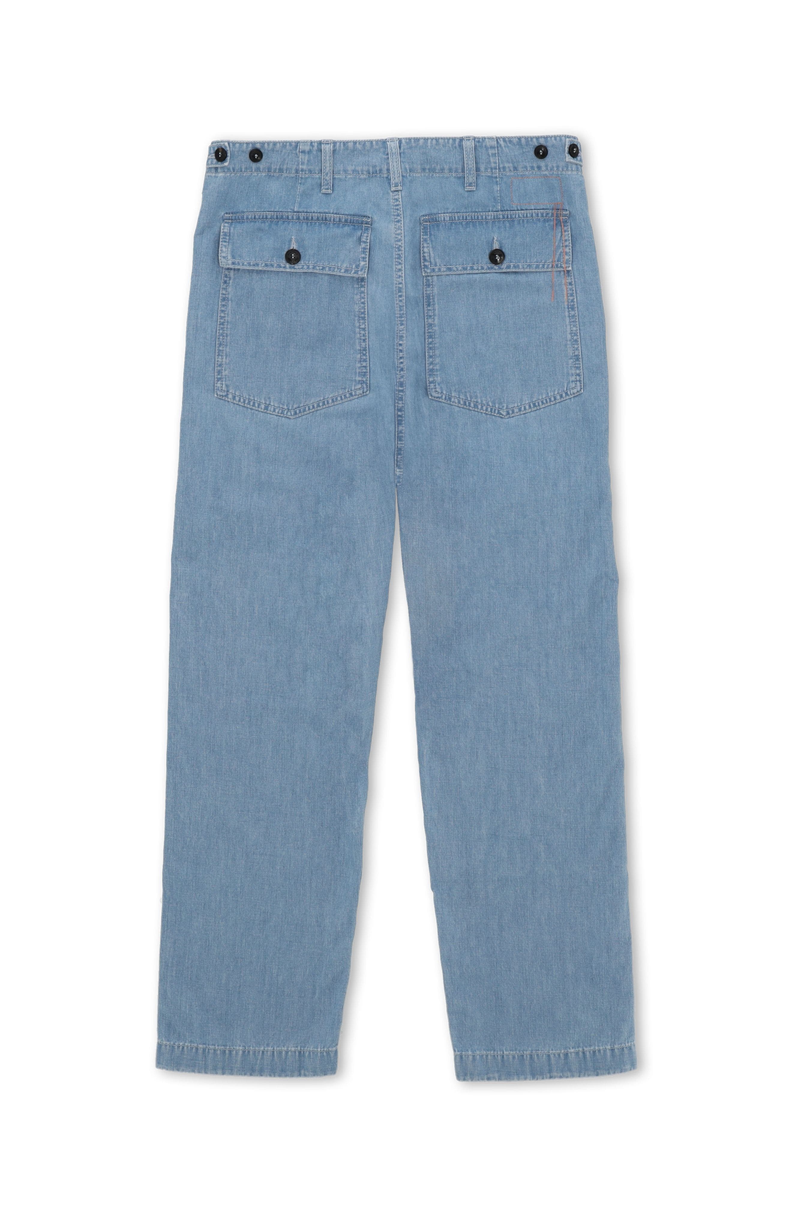Bleach Wash Denim Pants (Men) | Nordstrom