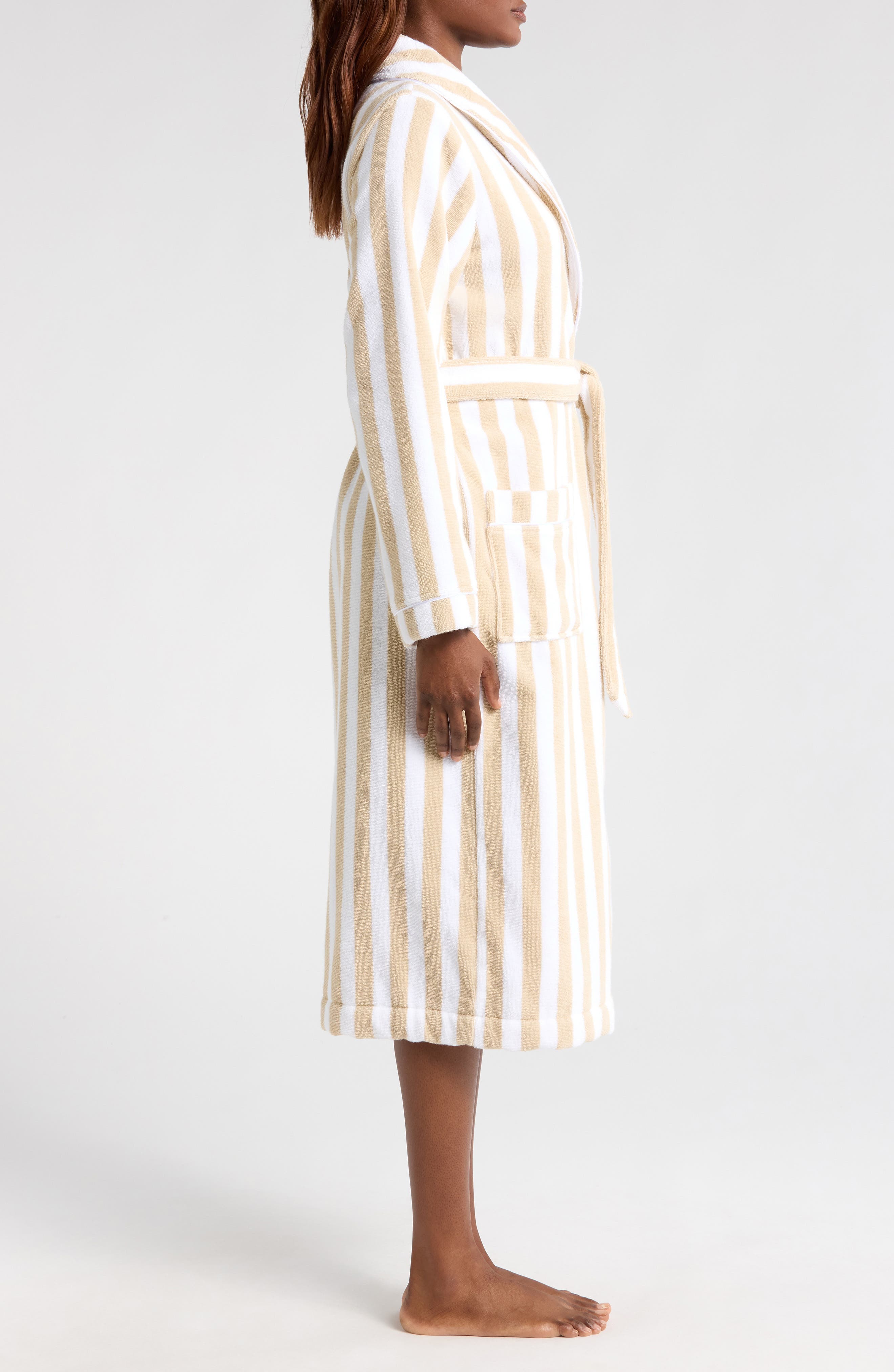 Nordstrom Stripe Hydrocotton Terry Robe | Nordstrom