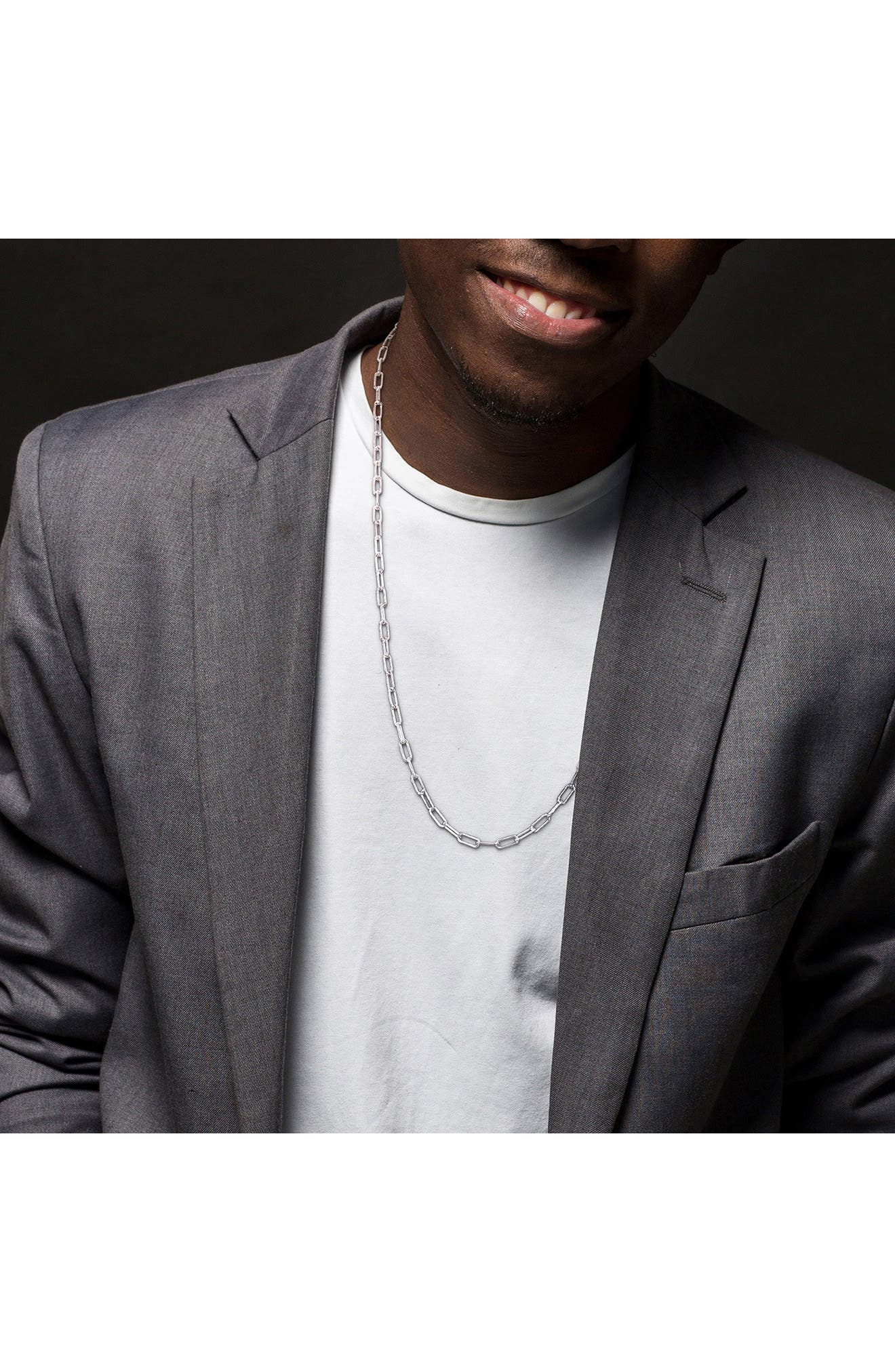 DELMAR Paperclip Chain Necklace | Nordstromrack