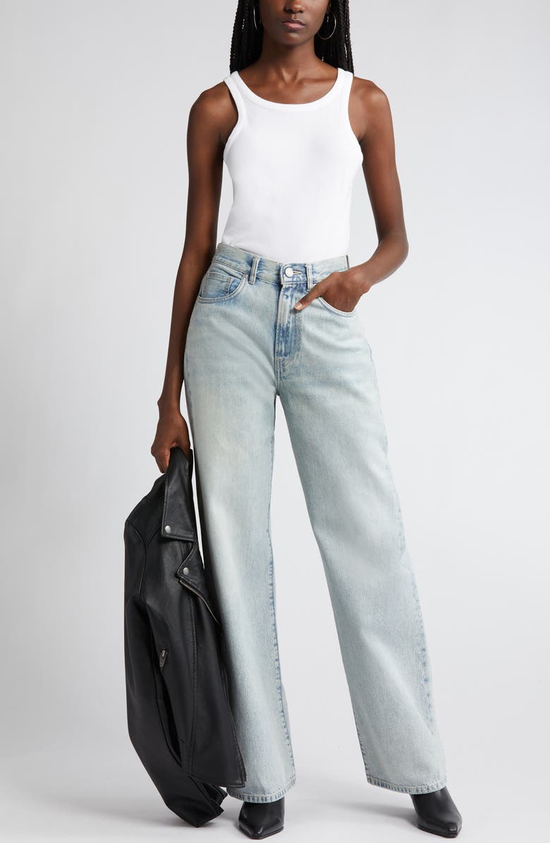 PURPLE BRAND Coated Wide Leg Jeans | Nordstromrack