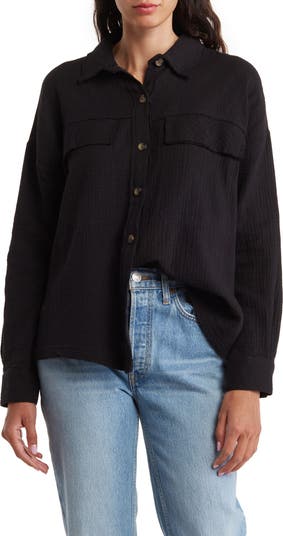 SUPPLIES BY UNIONBAY SUPPLIES BY UNION BAY Liz Gauze Shacket ...