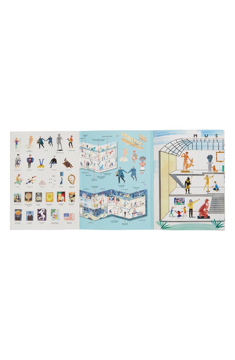 Laurence King 'Stickyscapes at the Museum' Sticker Activity Book ...