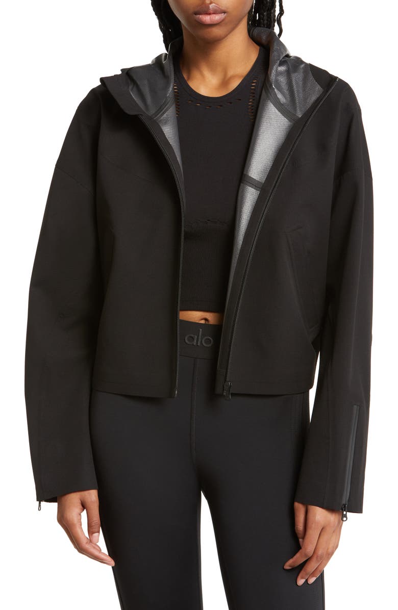 Alo Enhance Bonded Hooded Jacket | Nordstrom