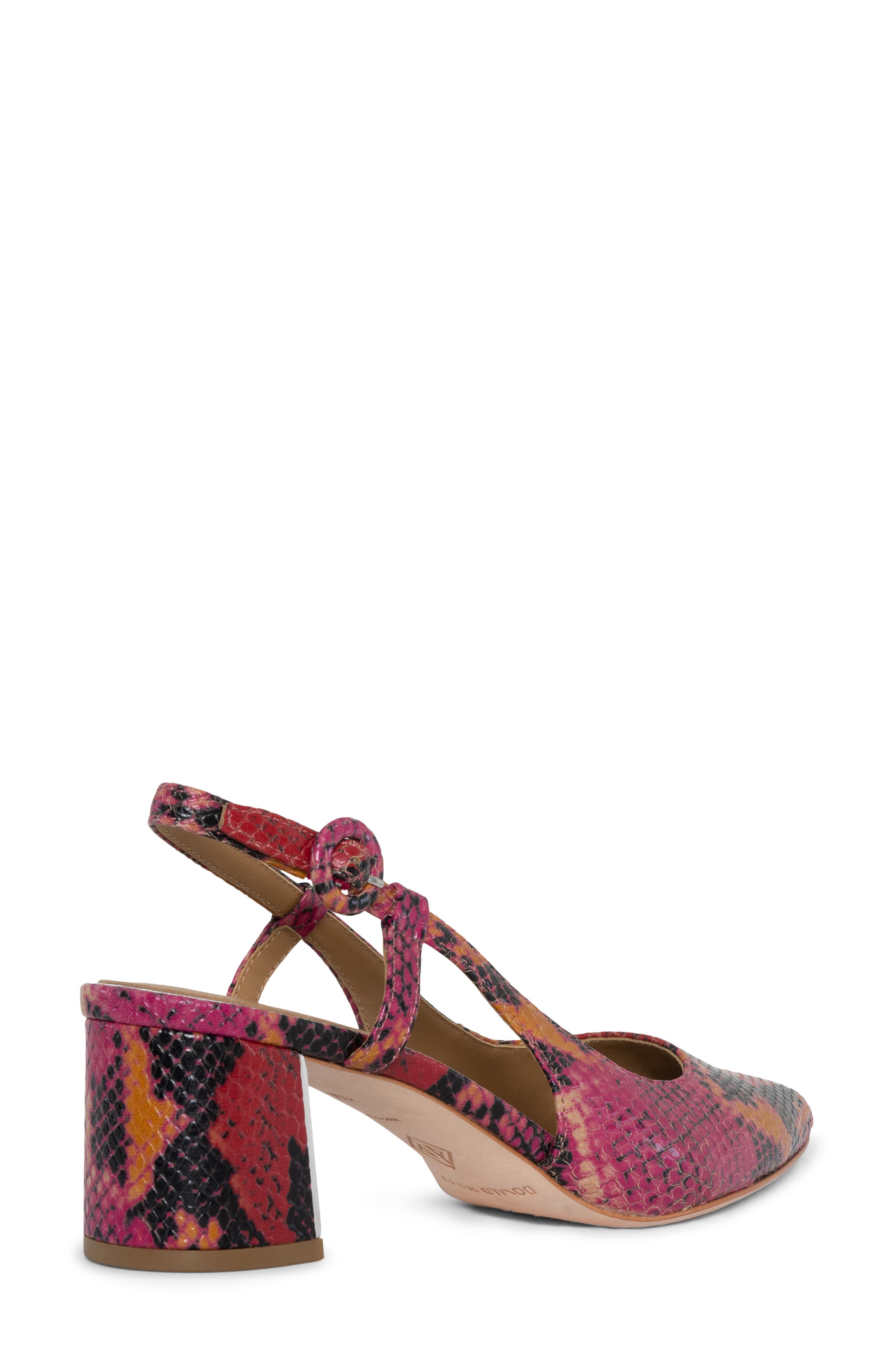 Donald Pliner Snakeskin Print Slingback Pump (Women) | Nordstromrack