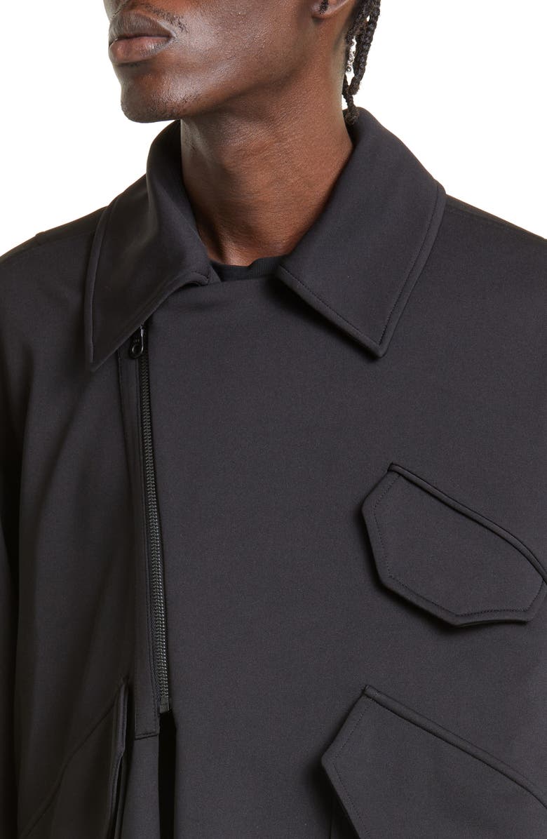 Bianca Saunders Men's Davison Asymmetric Zip Jacket | Nordstrom