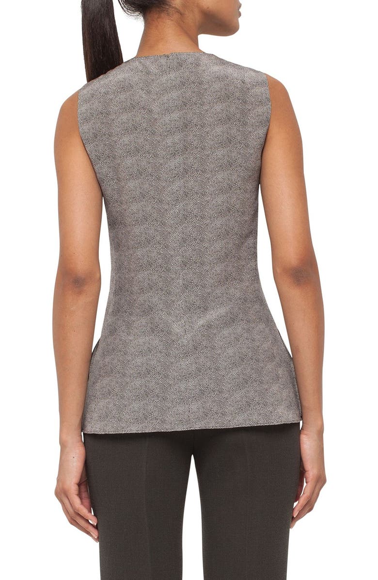 Akris Turtle Print Silk Crepe Blouse | Nordstrom