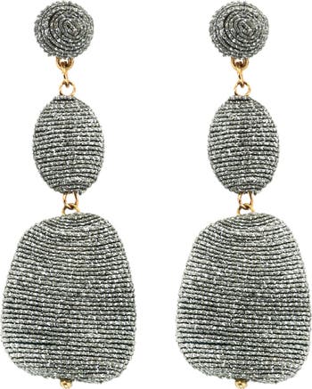 Panacea Metallic Thread Drop Earrings | Nordstromrack