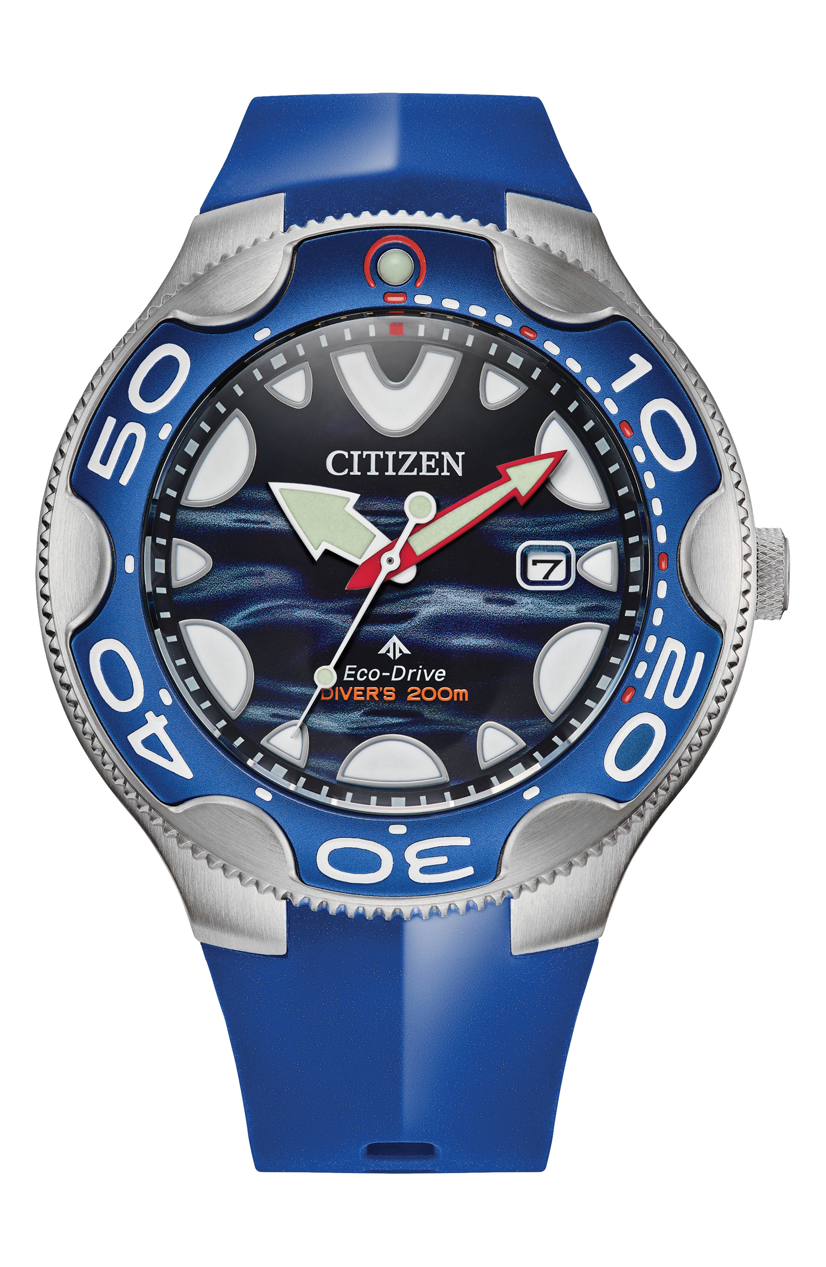 Citizen Promaster Dive Faux Leather Strap Watch, 46mm | Nordstromrack