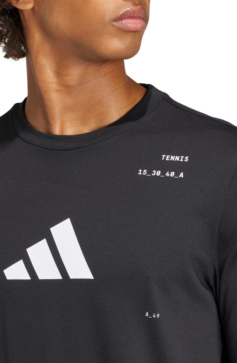 adidas Tennis Long Sleeve AEROREADY Graphic T-Shirt | Nordstromrack
