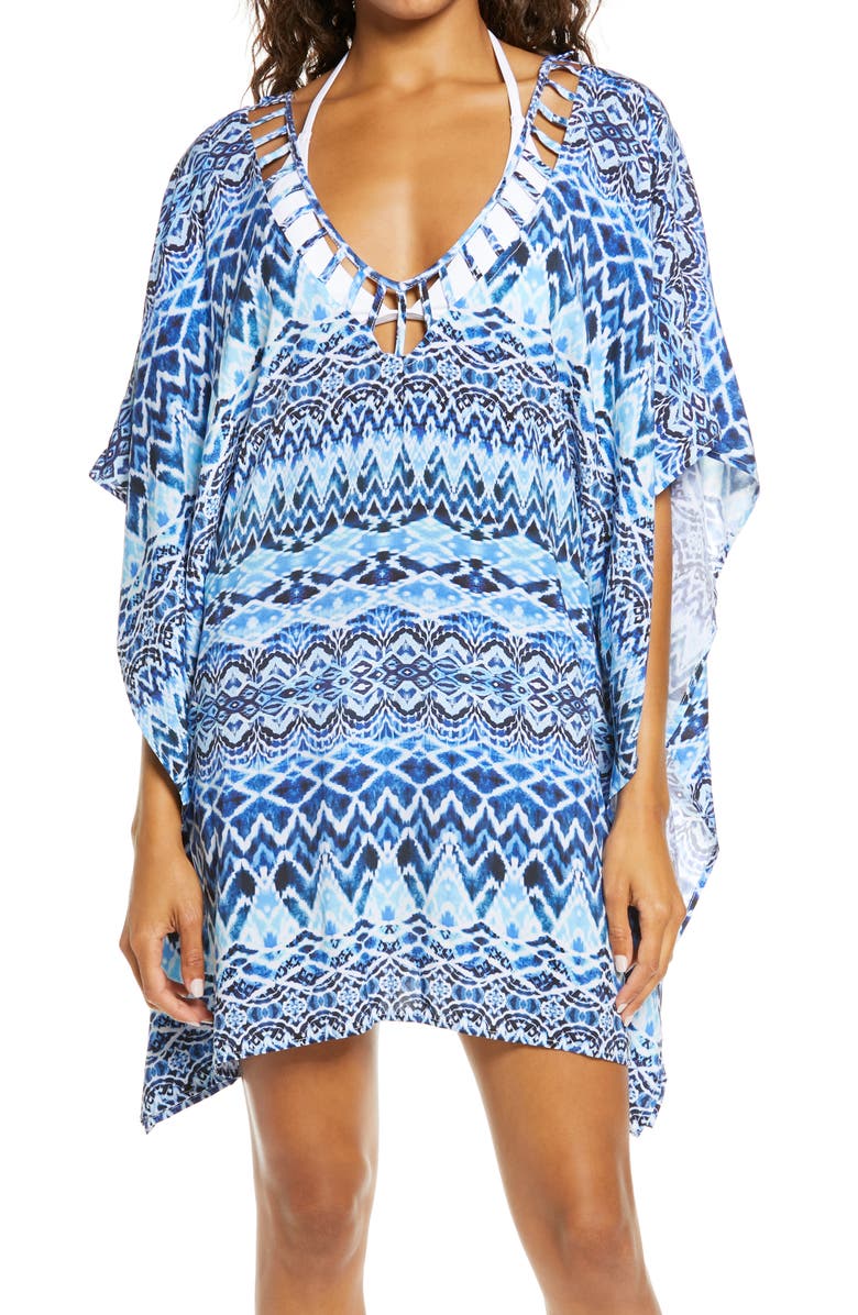 La Blanca Oasis Ikat Tunic Cover-Up | Nordstromrack