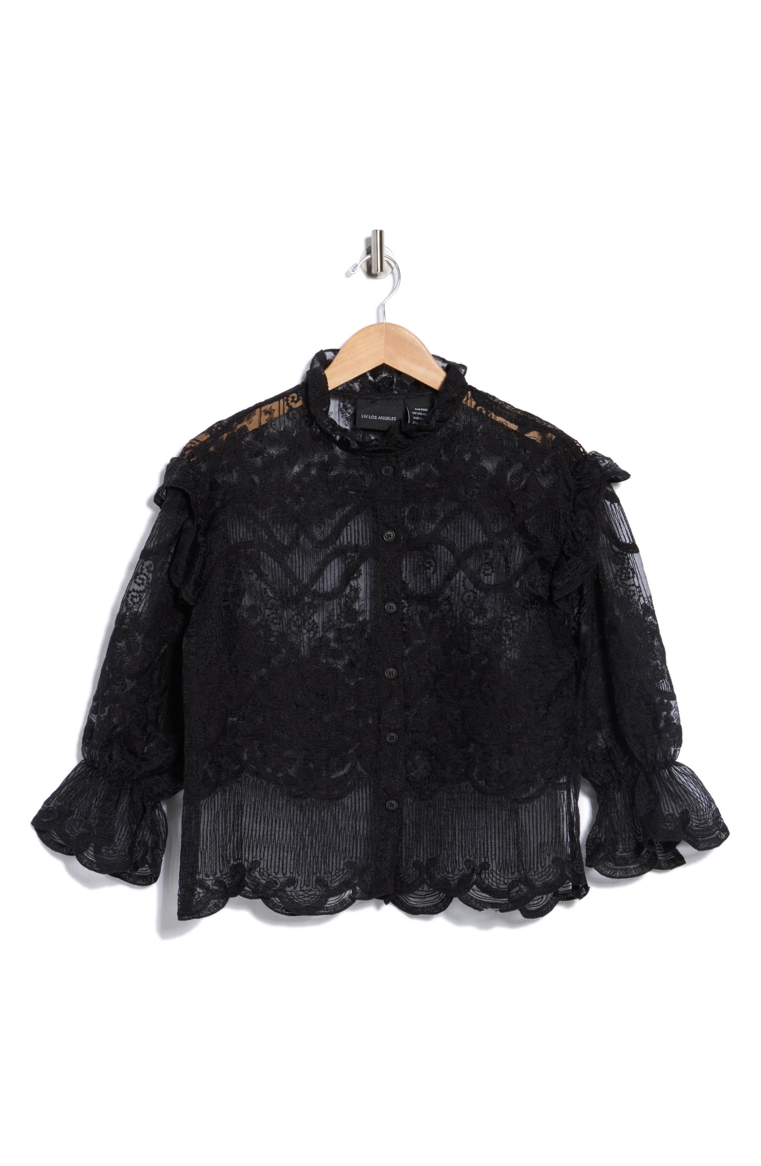 Forgotten Grace Victorian Lace Button-Up Shirt | Nordstromrack