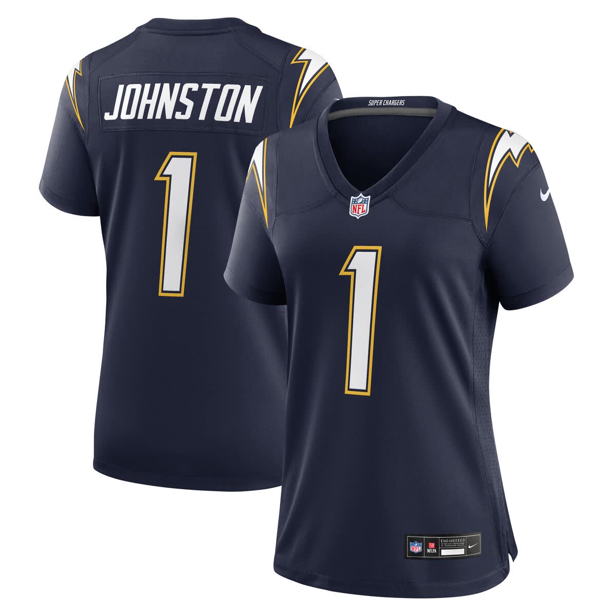 Nike Women's Nike Quentin Johnston Navy Los Angeles Chargers Alternate ...