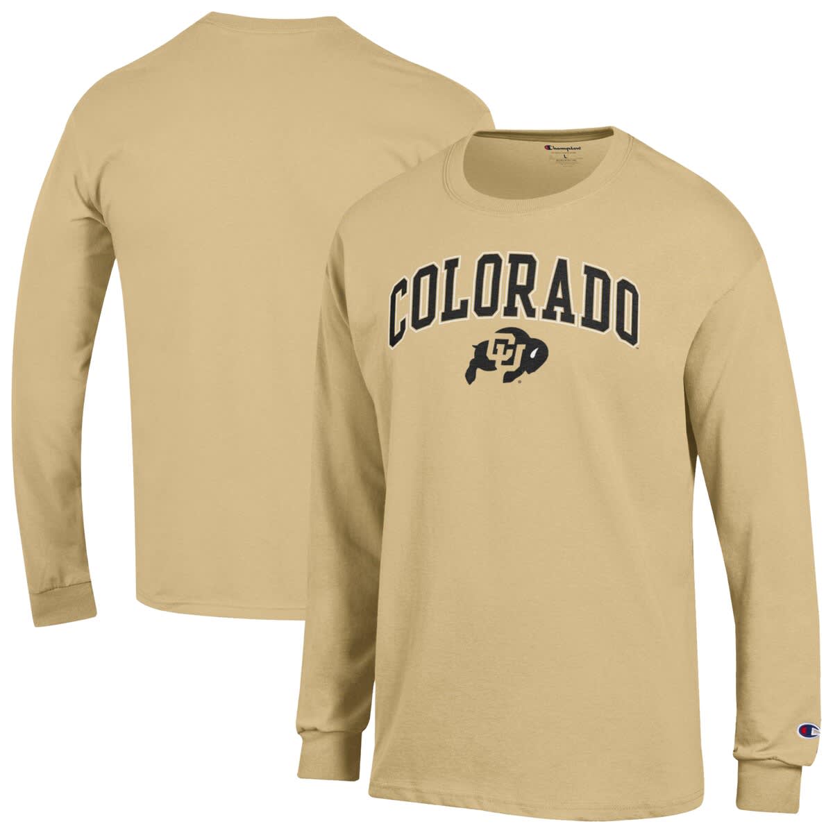 Champion Men's Champion Gold Colorado Buffaloes Arch Over Logo Long ...