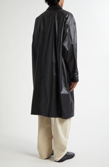 Lemaire Boxy Coated Water Repellent Rain Coat | Nordstrom Lemaire Boxy Coated Water Repellent Rain Coat | Nordstrom