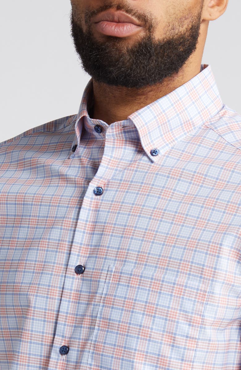 Scott Barber Performance Plaid Button-Down Shirt | Nordstromrack