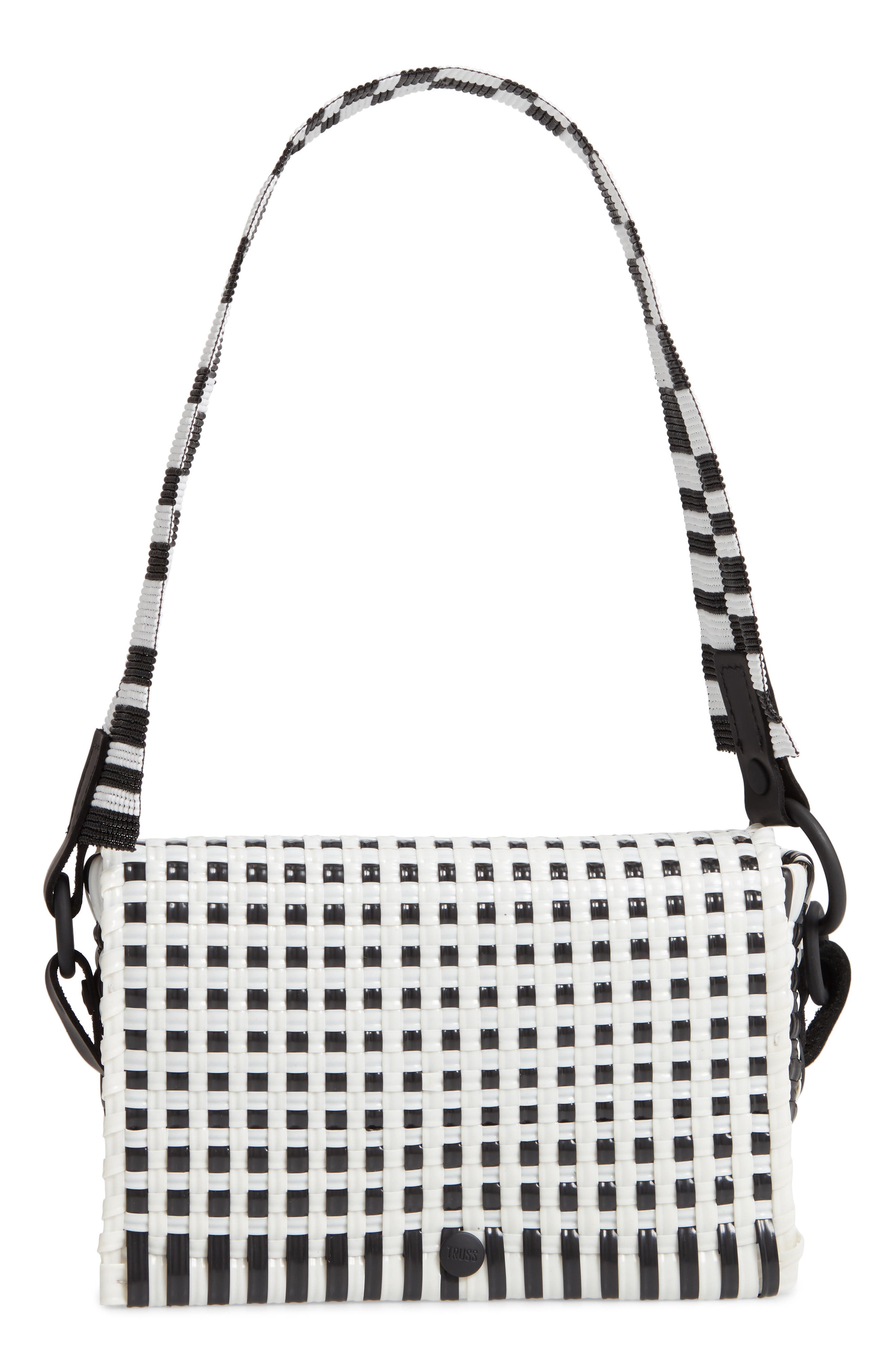 Truss Woven Baguette Shoulder Bag | Nordstrom