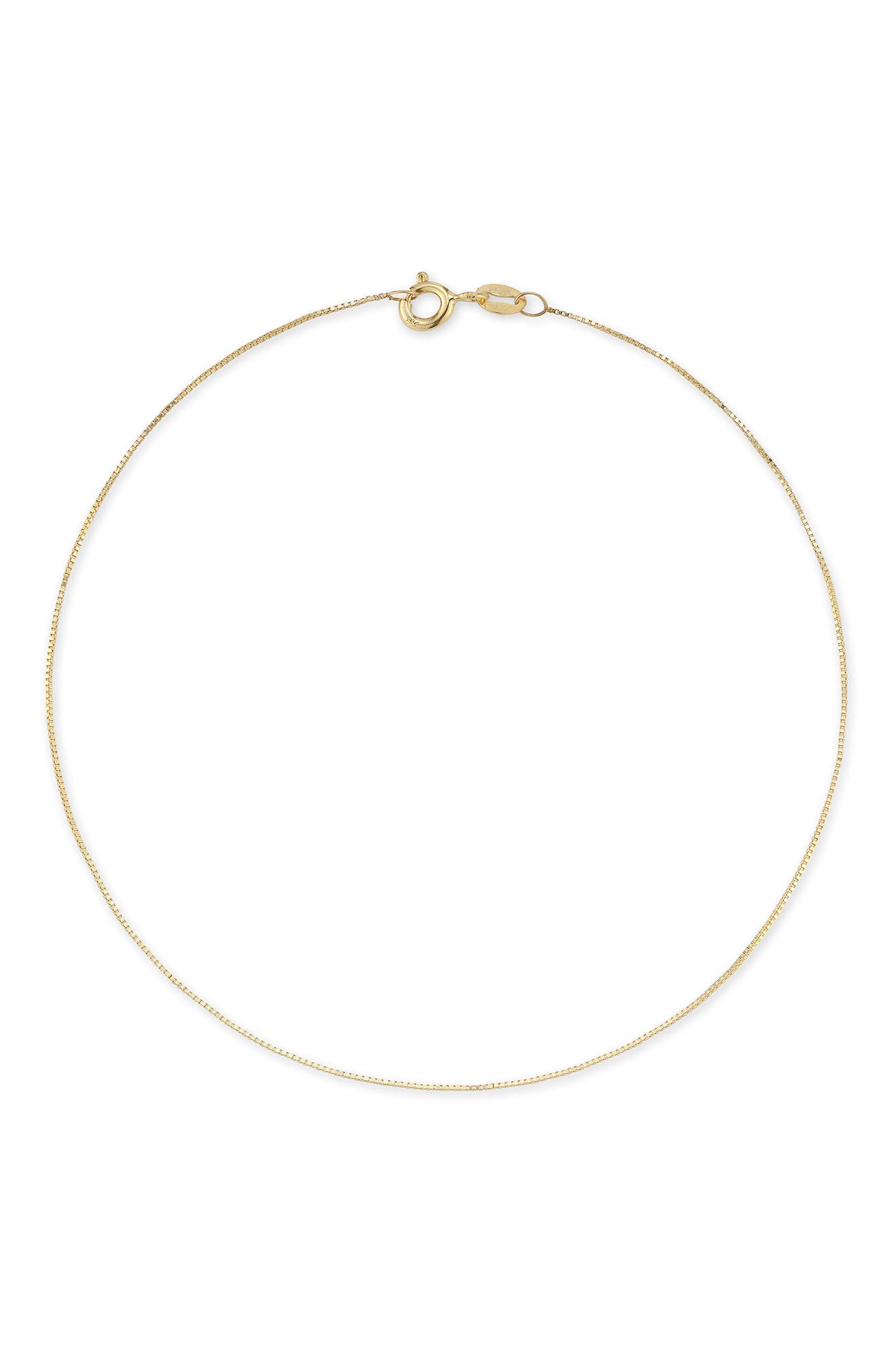 Ember Fine Jewelry 14K Gold Box Chain Bracelet | Nordstromrack