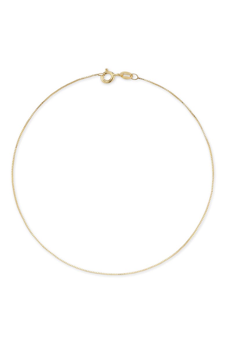 Ember Fine Jewelry 14K Gold Box Chain Bracelet | Nordstromrack
