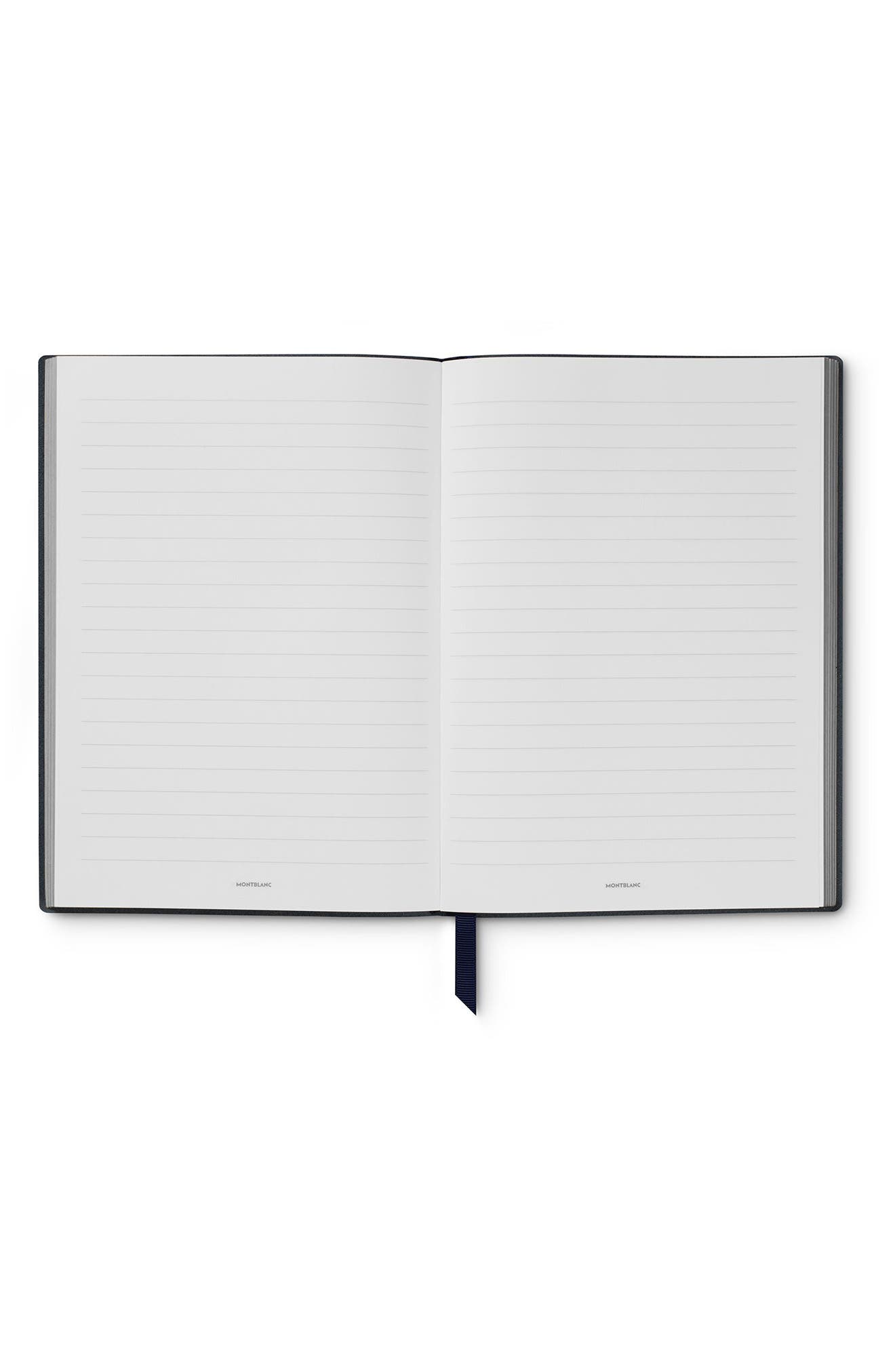 Montblanc Meisterstück Glacier No. 163 Medium Leather Notebook | Nordstrom