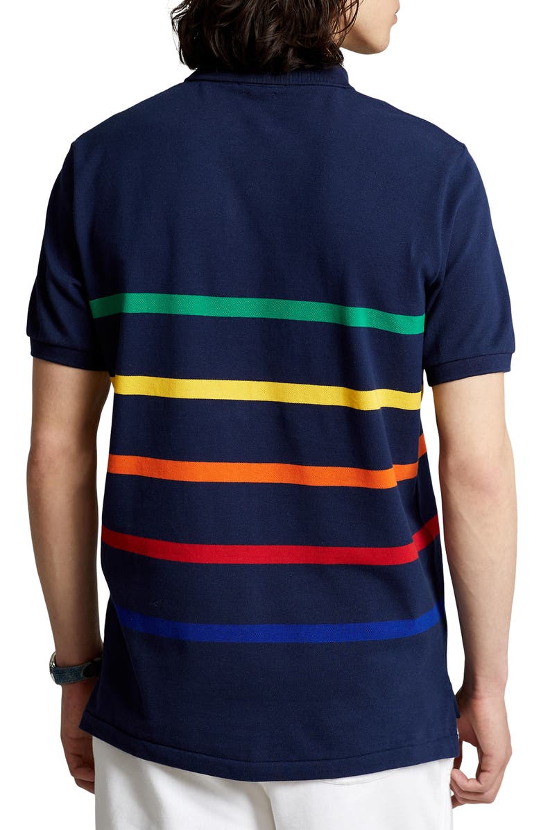 Polo Ralph Lauren Stripe Piqué Polo | Nordstromrack