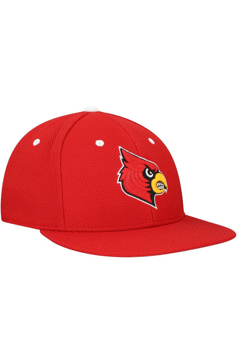 adidas Men's adidas Athletic Red Louisville Cardinals On-Field Fitted ...