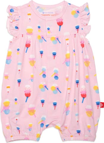Magnetic Me Pink Sundae Funday Ruffle Bubble Romper | Nordstromrack