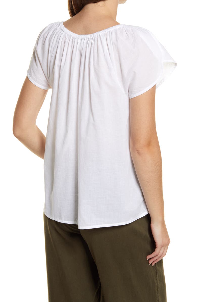 Caslon® Petal Sleeve Top | Nordstromrack