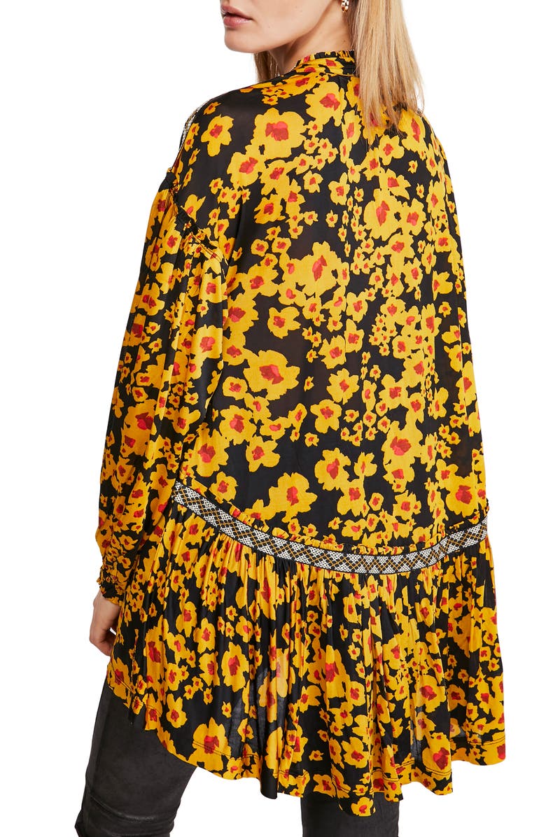 Free People Love Letter Floral Print Tunic | Nordstromrack
