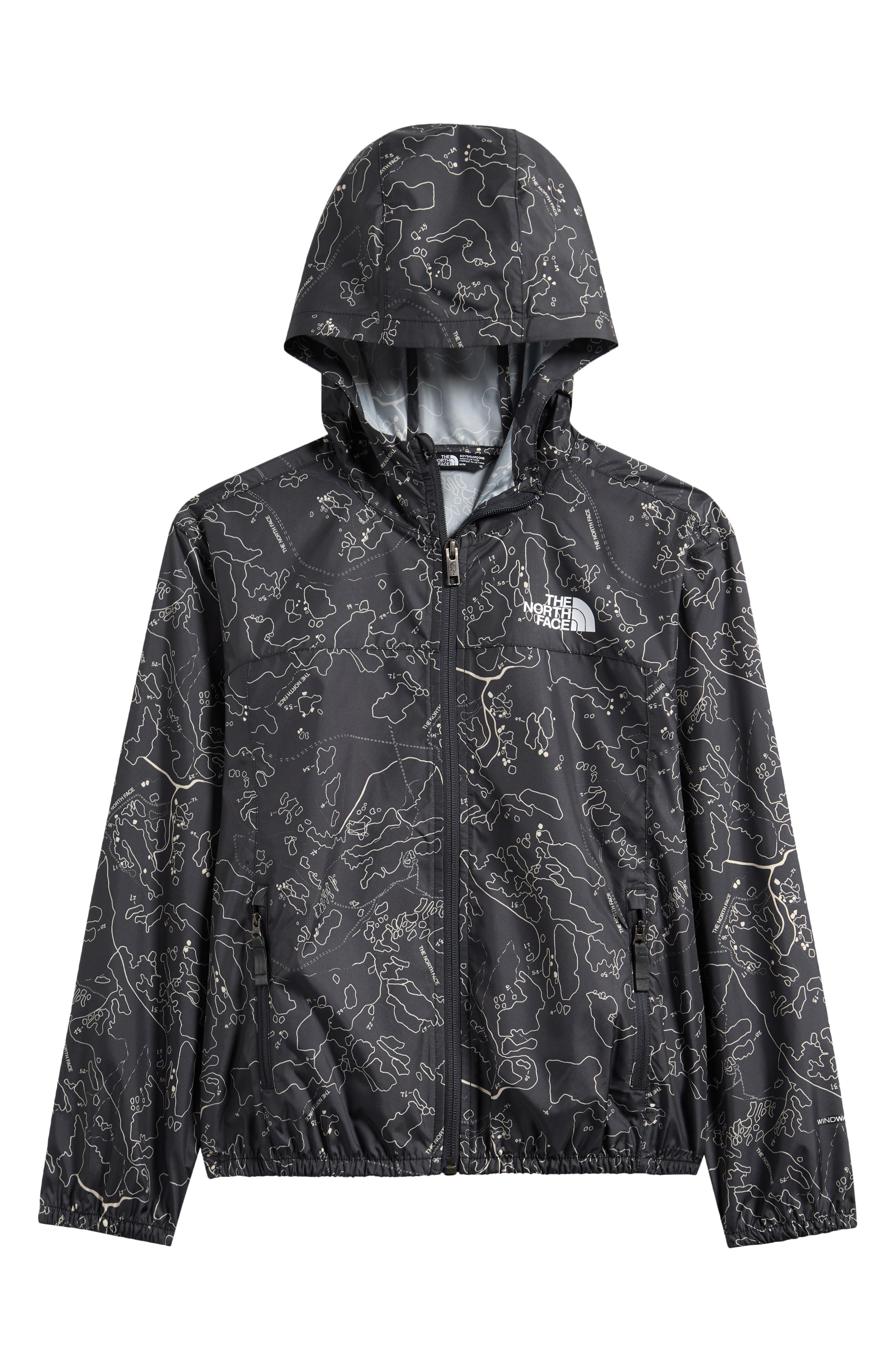 The North Face Kids' Never Stop Hooded Wind Resistant Jacket ...