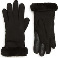 UGG Seamed Touchscreen Compatible Genuine Shearling Gloves Nordstrom