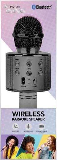 VIVITAR BlueTooth Wireless Karaoke Mic Speaker | Nordstromrack
