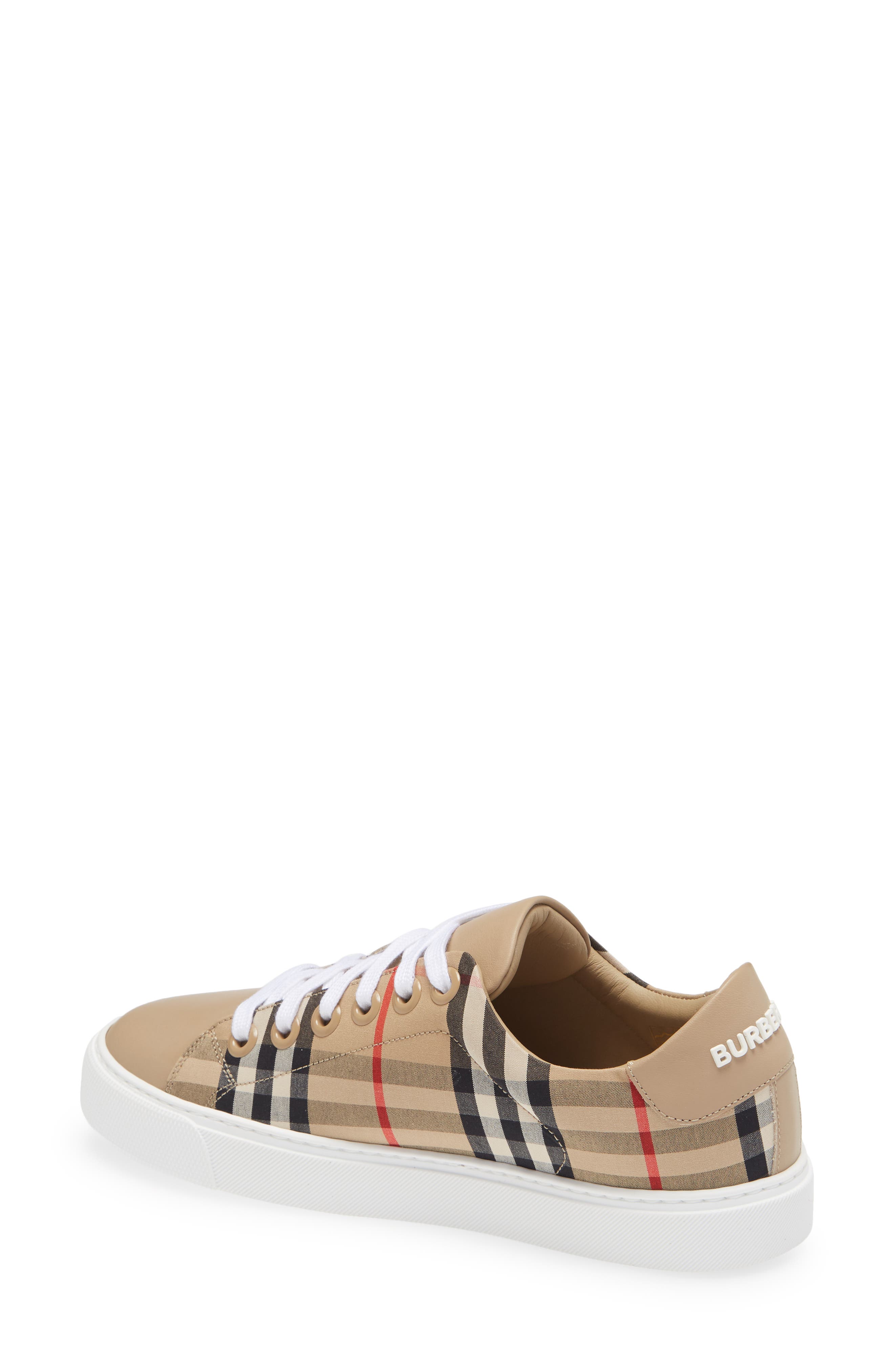 Burberry Albridge Vintage Check Low Top Sneaker (Women) | Nordstrom