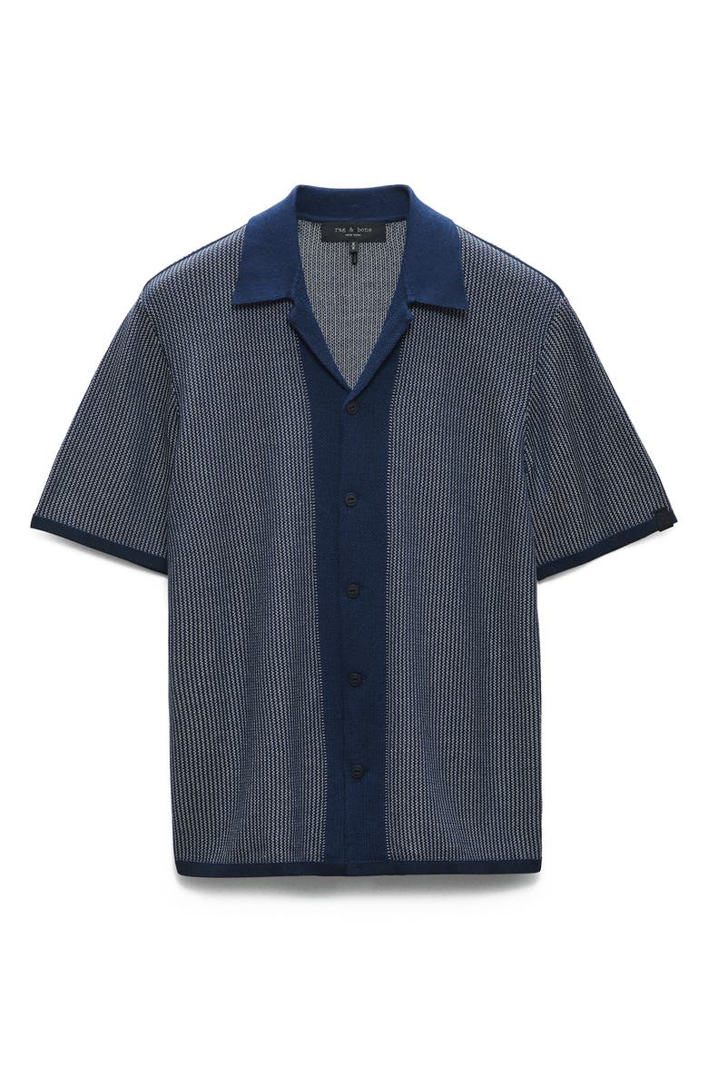 rag & bone Harvey Knit Camp Shirt | Nordstromrack